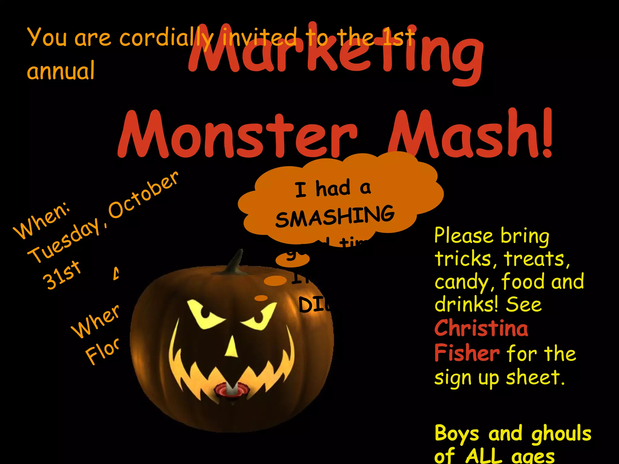 Marketing Monster Mash! | PPT