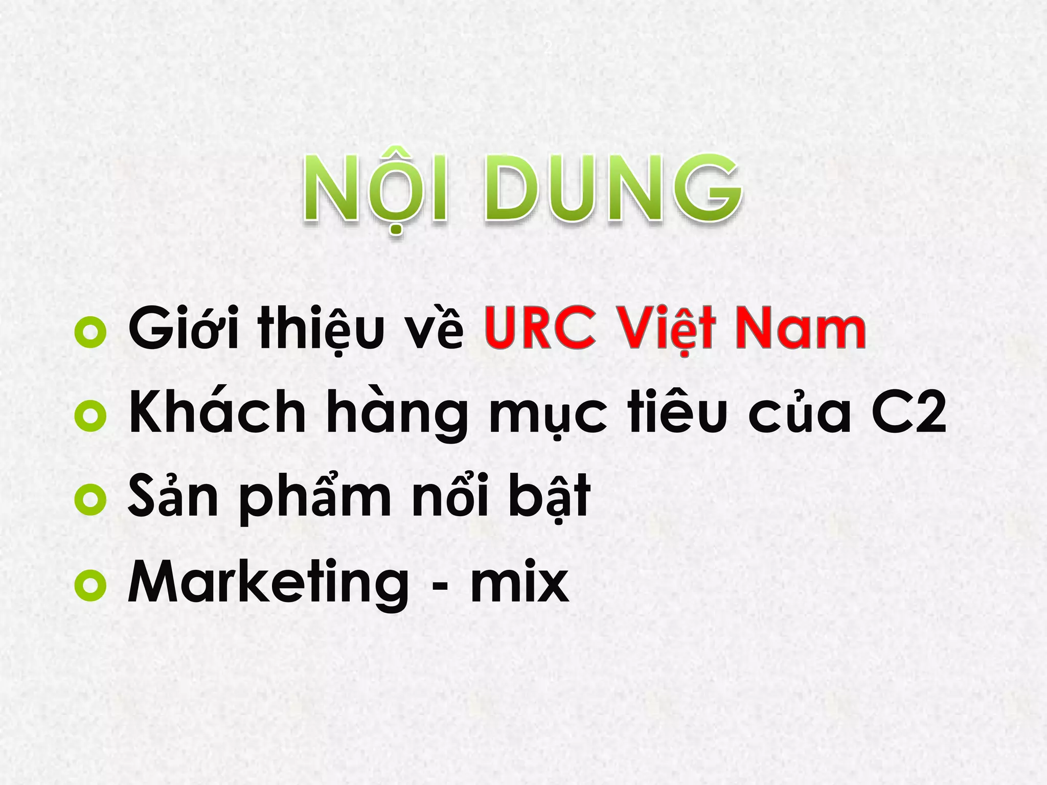 Marketing mix trà xanh c2 | PPTX