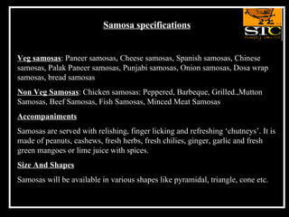 Marketing Of Samosa | PPT