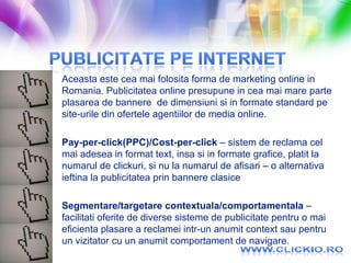 Marketing online in Romania | PPT