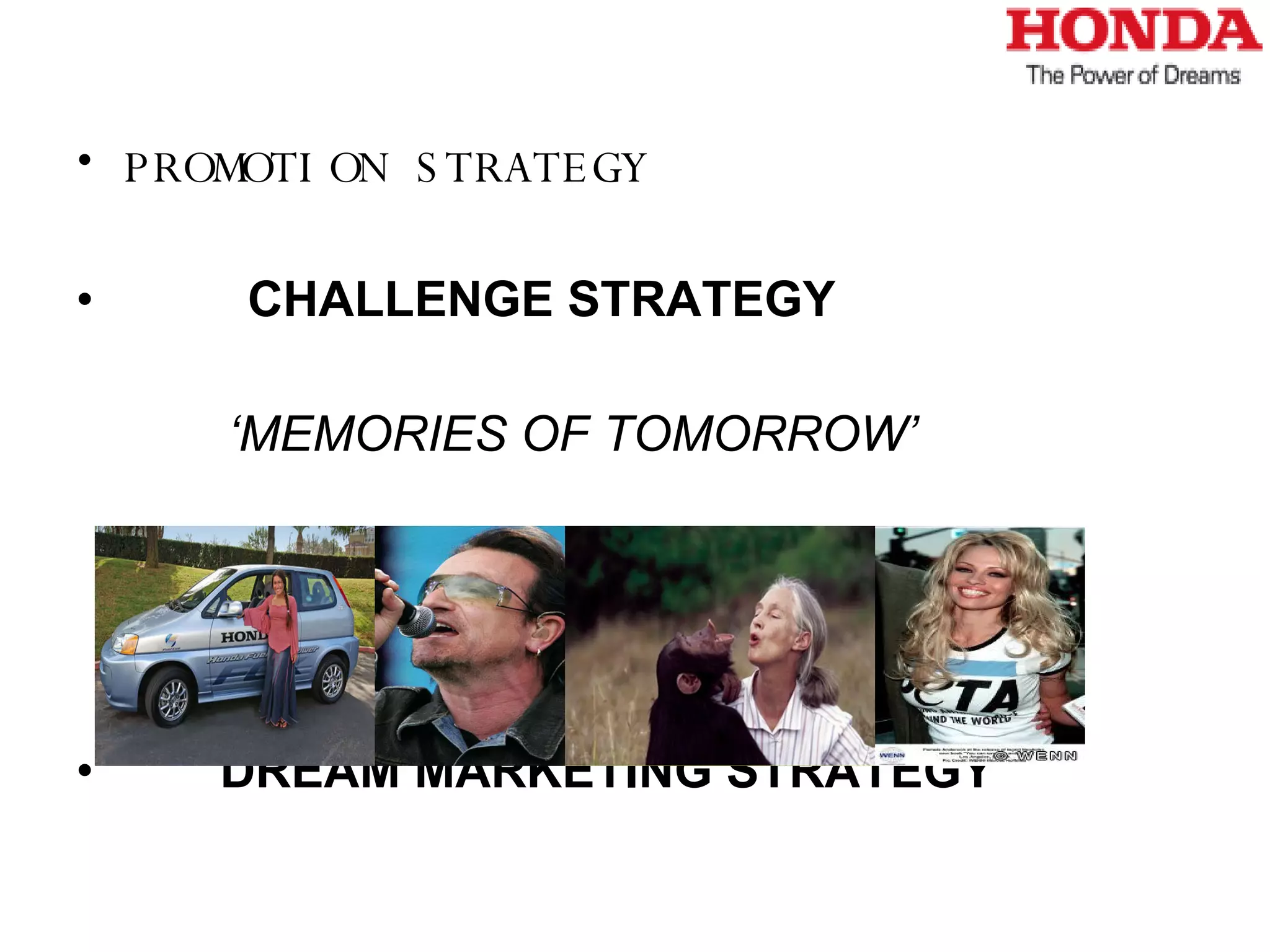 Marketing Plan for a New Honda Family 4WD | PPT