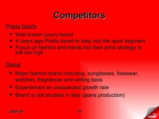 Marketing plan of PUMA | PPT