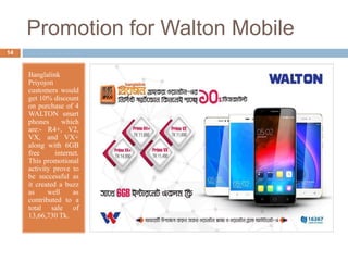 Marketing plan-of-walton-group | PPTX