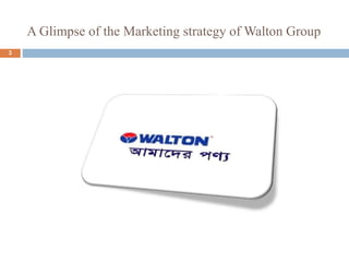Marketing plan-of-walton-group | PPTX