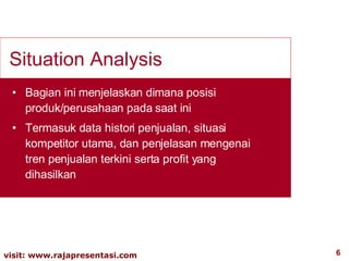 Marketing Plan Rencana Pemasaran | PPT