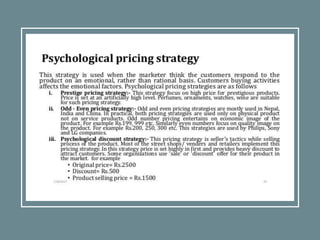 Marketing price mix | PPTX