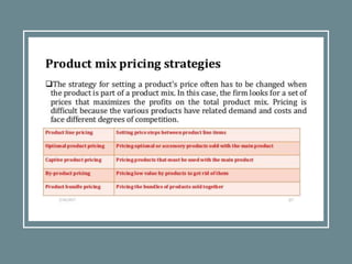 Marketing price mix | PPTX