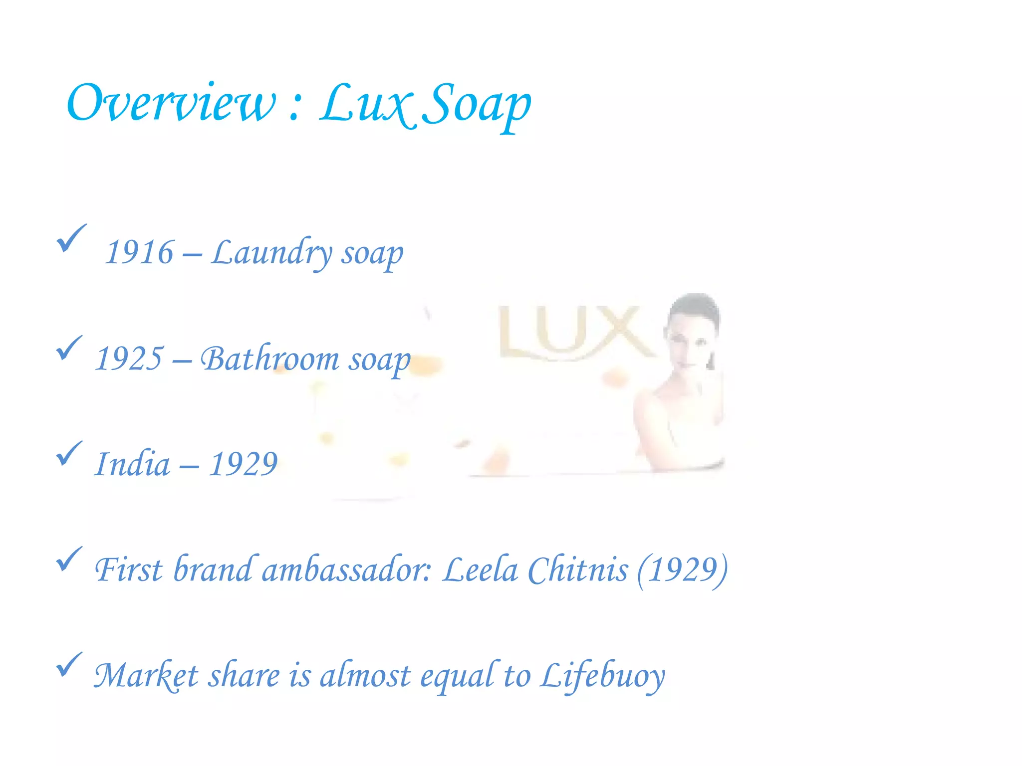 Marketing project-report-on-lux-soap | PPT