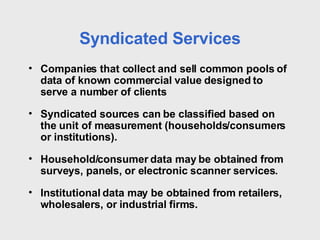 Marketing Research ch5 | PPT