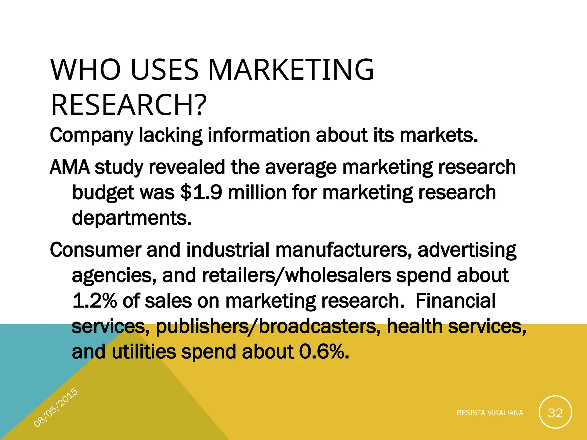 marketing research introduction manajeme | PPT