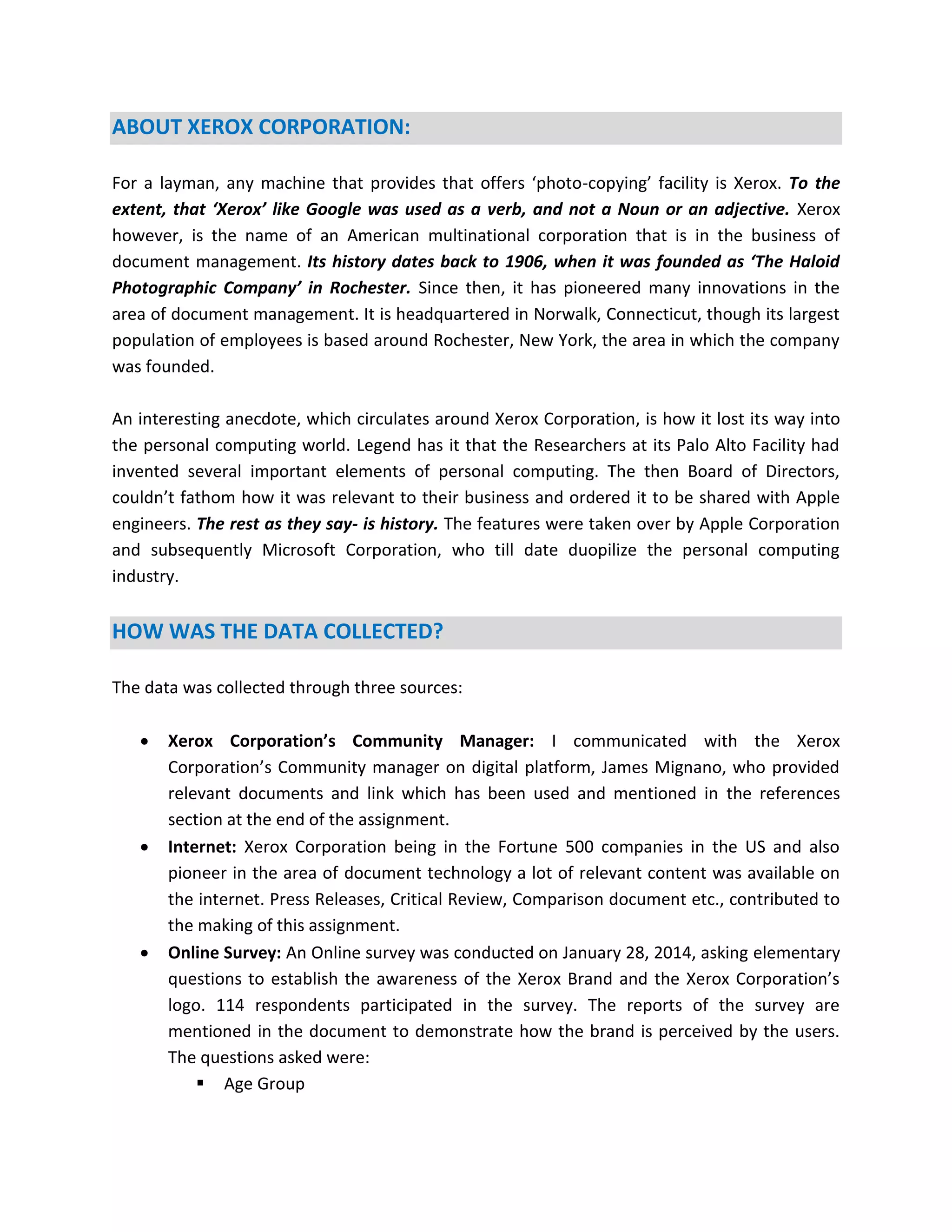 Understanding Brand Logos: Xerox Corporation | PDF