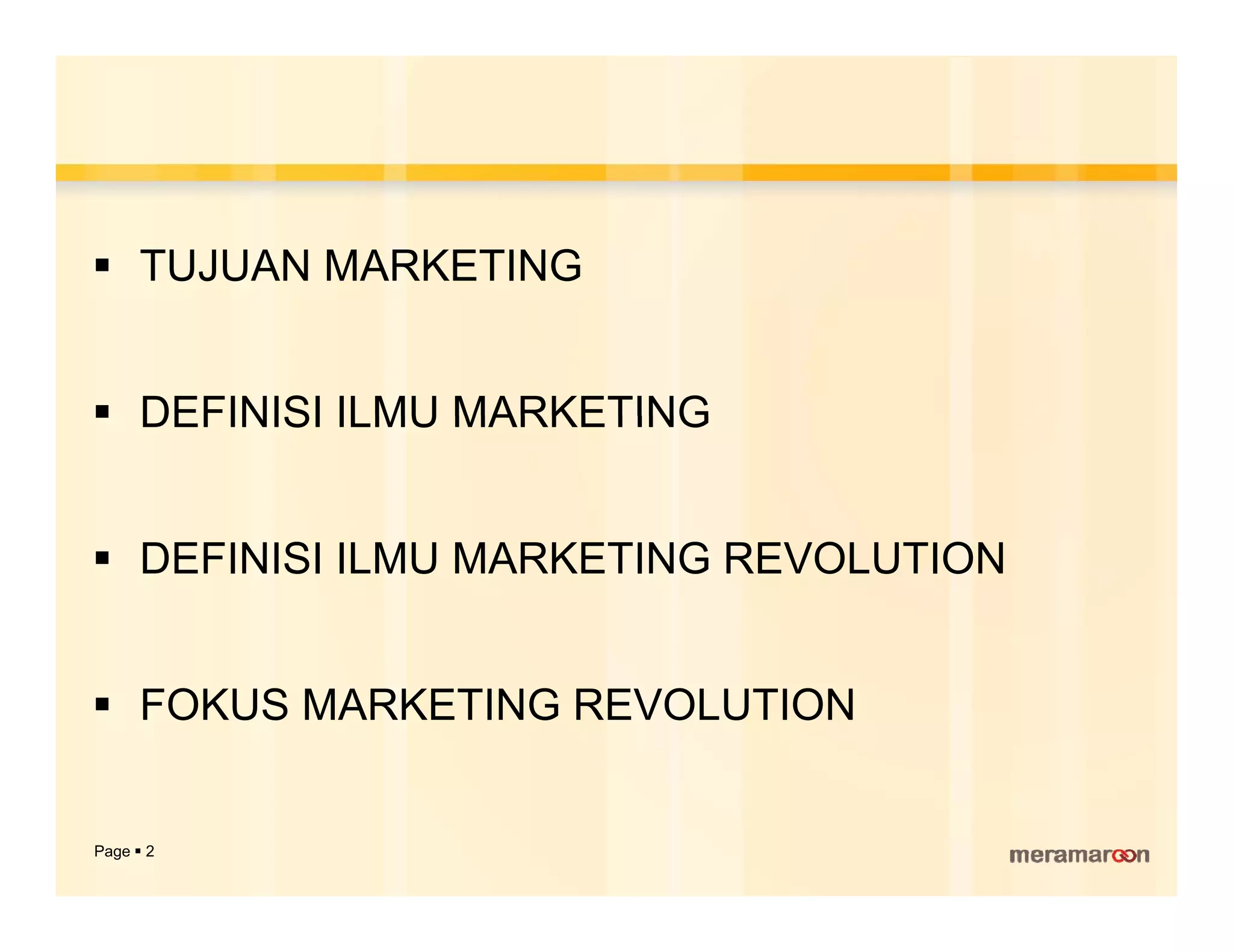 Marketing Revolution | PDF