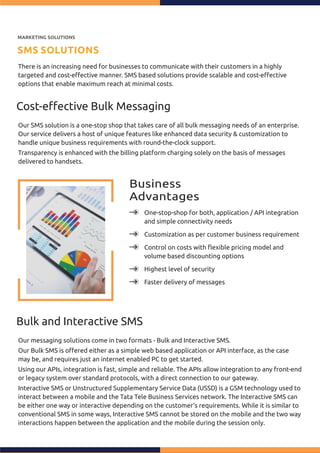 SMS Solutions | PDF | Business | Business and Finance