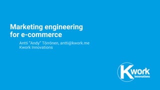 Marketing technology for e-commerce | PPT