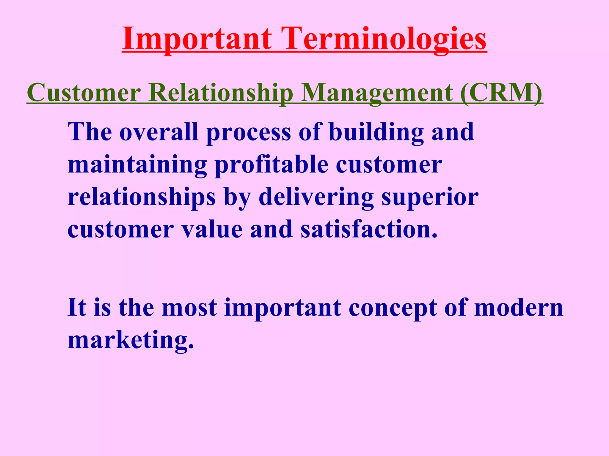 Marketing Terminologies Marketing | PPT