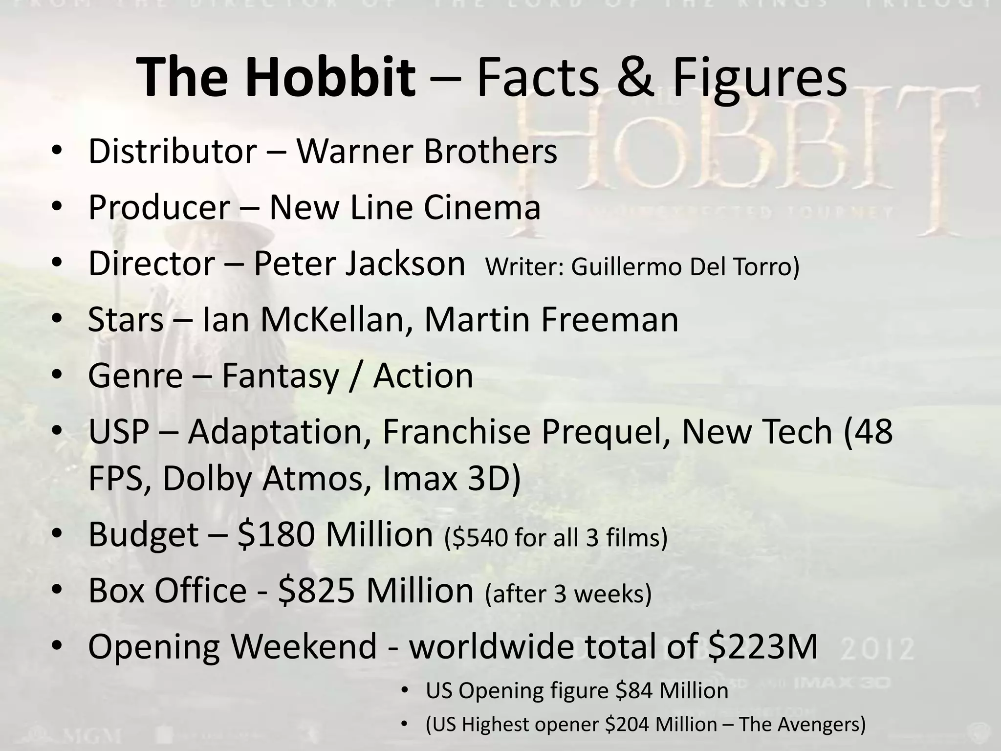 Marketing The Hobbit | PPTX