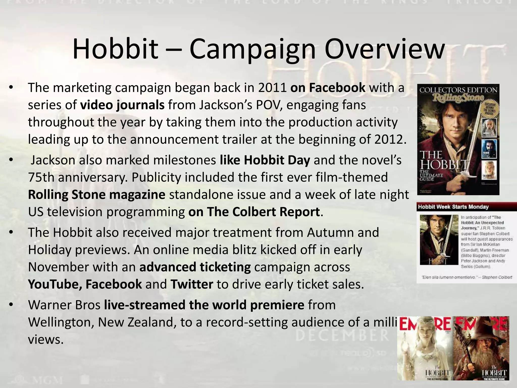 Marketing The Hobbit | PPTX