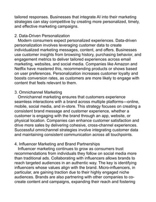 The Future of Marketing: Trends, Tools, and Tactics for Success | PDF ...