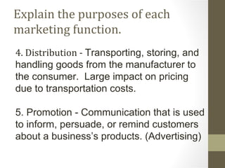 Marketing 1.01 | PPT