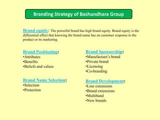 Marketing Strategy of Bashundhara Group | PPTX