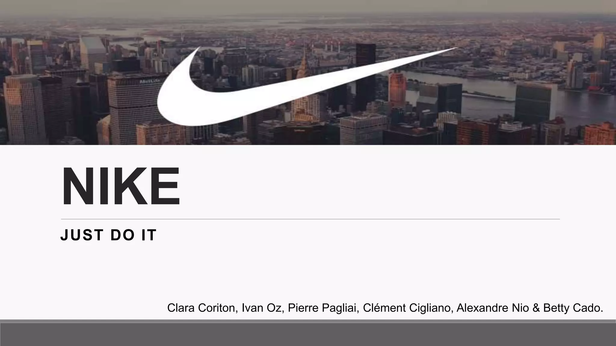 Nike - CSR Strategy and Marketing Mix | PPTX