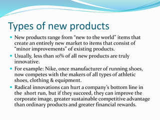 new market offerings(new product development) | PPTX | Business ...