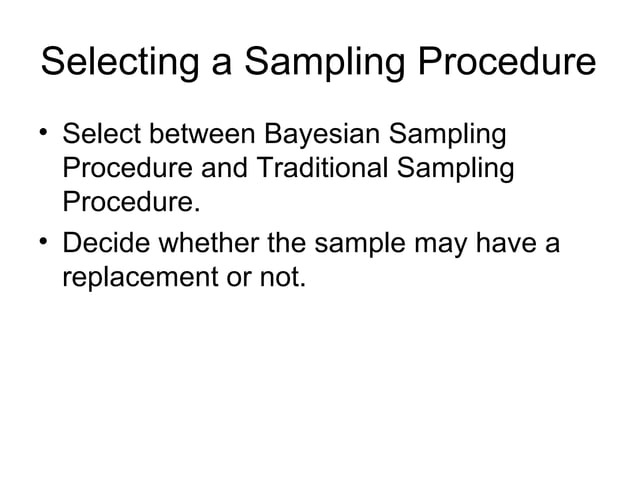 Marketing 6 chapter 14 sampling fundamentals | PPT