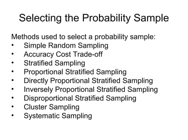 Marketing 6 chapter 14 sampling fundamentals | PPT