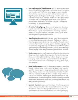 Definitive Marketing Agency Selection Guide | PDF