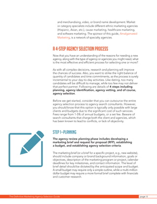 Definitive Marketing Agency Selection Guide | PDF
