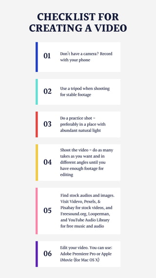 Marketing agency video creation guide | PDF