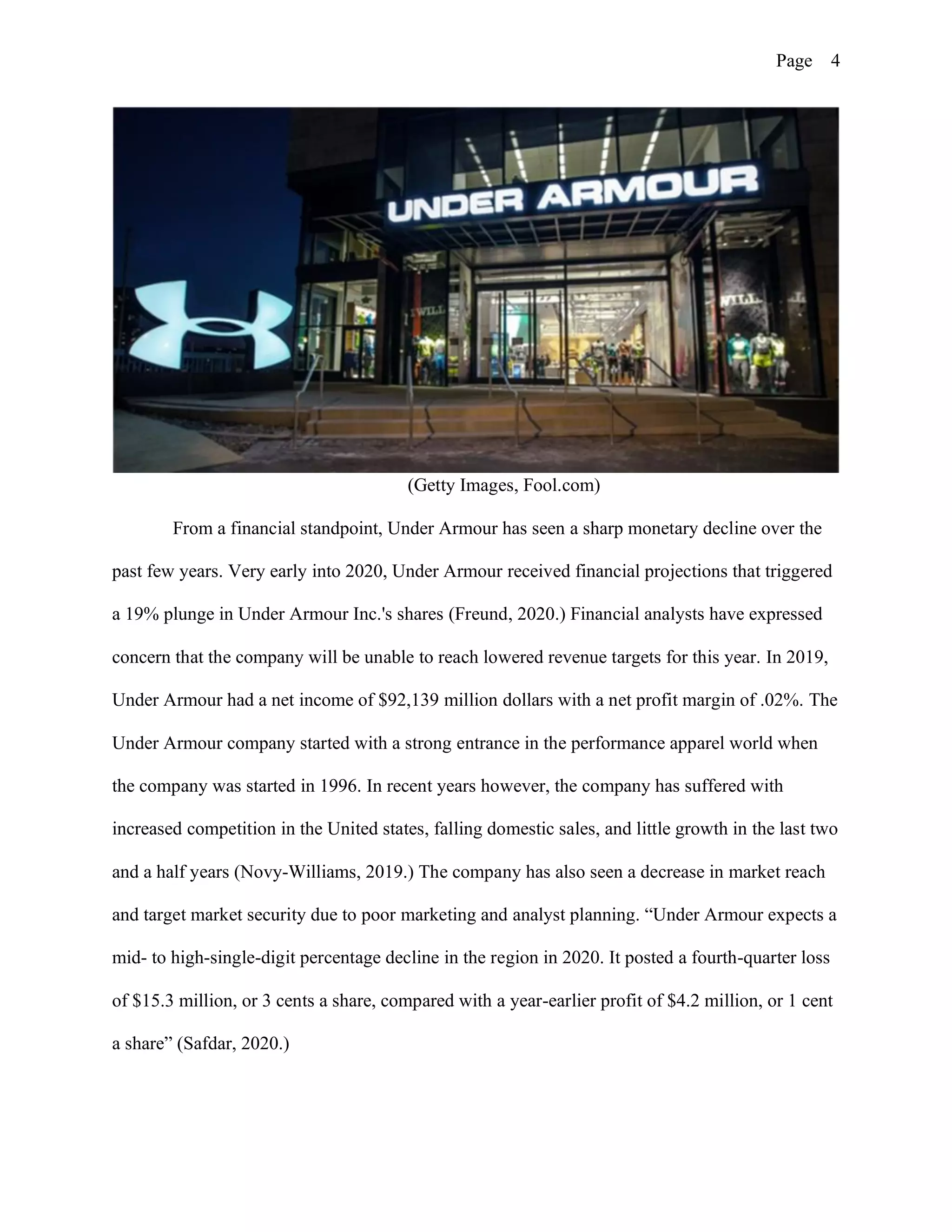 Under Armour Marketing Analysis | PDF