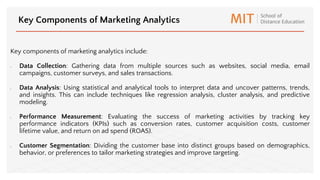 Marketing Analytics in Marketing Management | PPTX