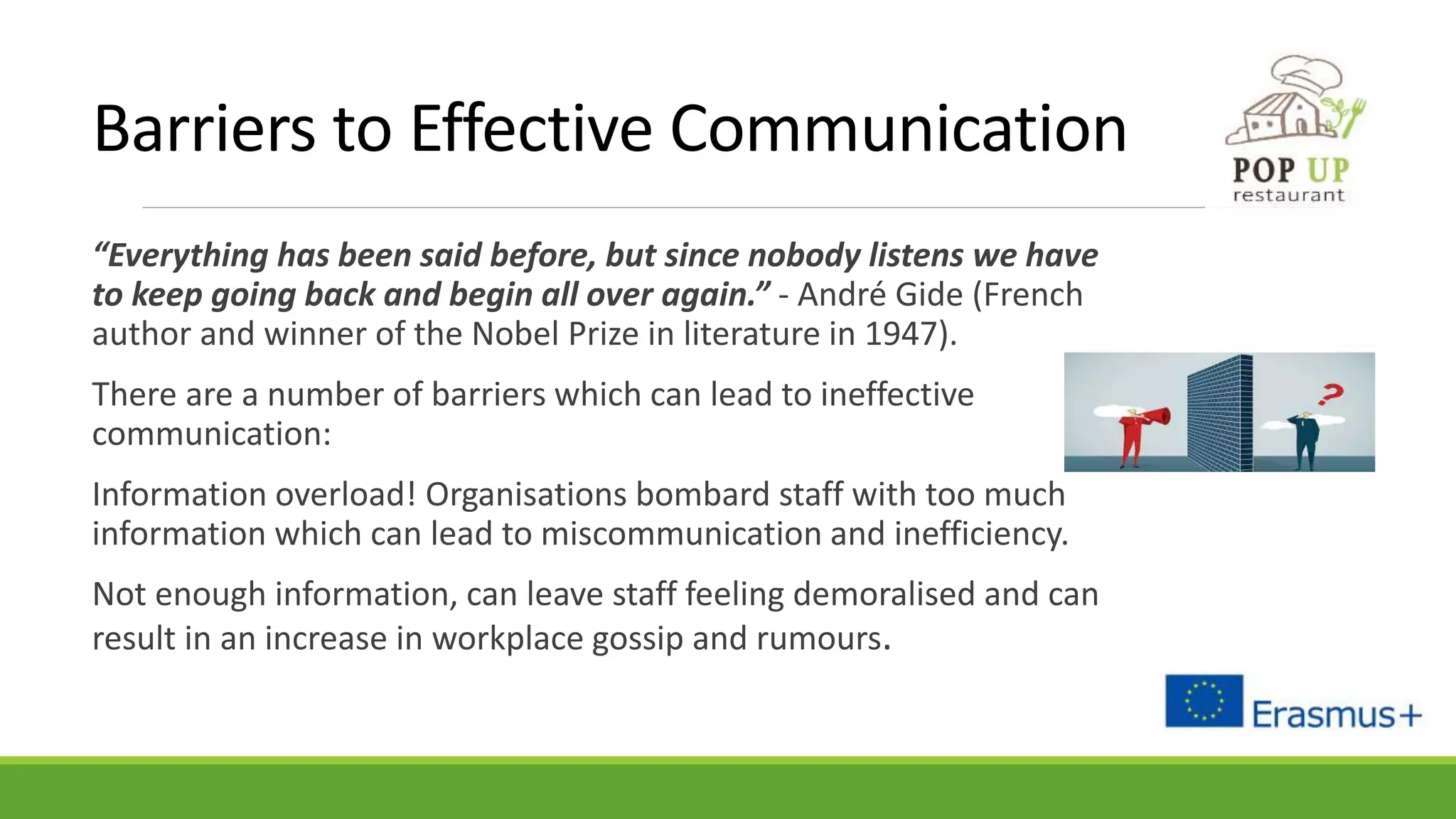 Marketing and Communication Outcome 3 | PPT