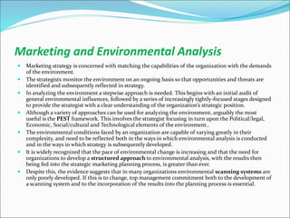 Marketing and Environmental Analysis.ppt