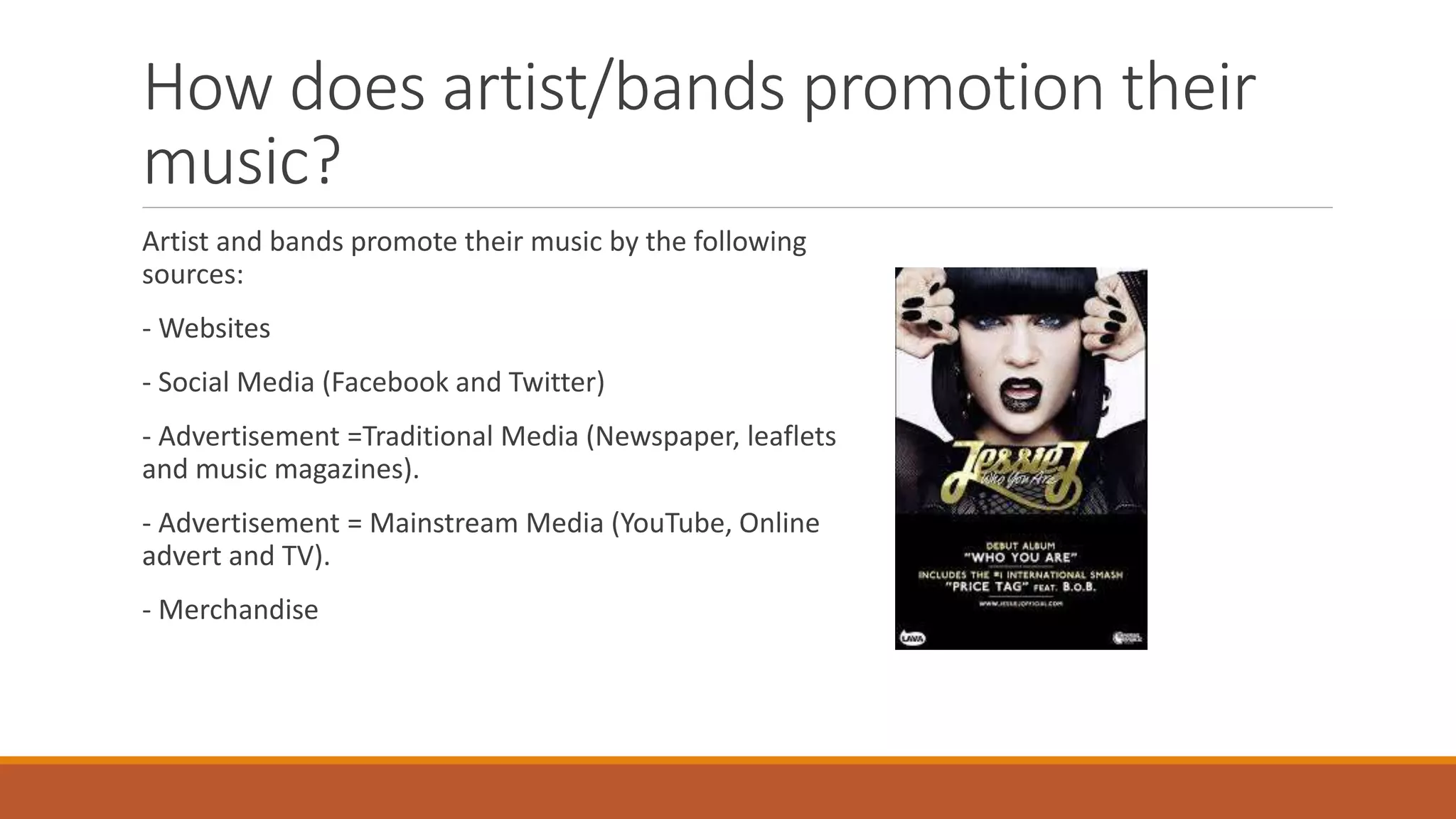Marketing and Promotion for Music Artist and Bands | PPT