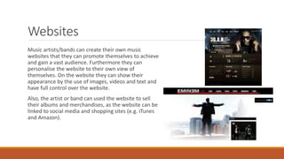 Marketing and Promotion for Music Artist and Bands | PPTX