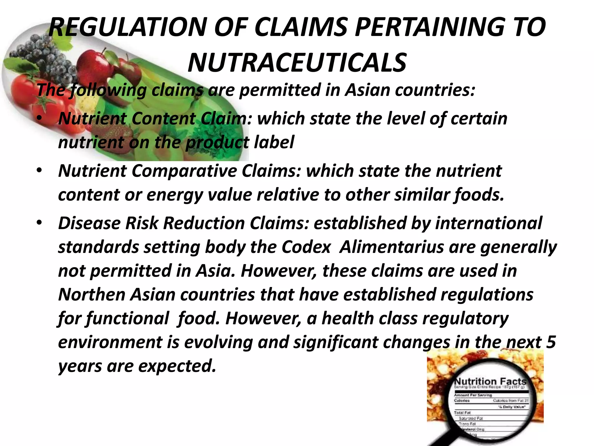 Marketing and regulatory issues for functional food by sakshi | PPTX