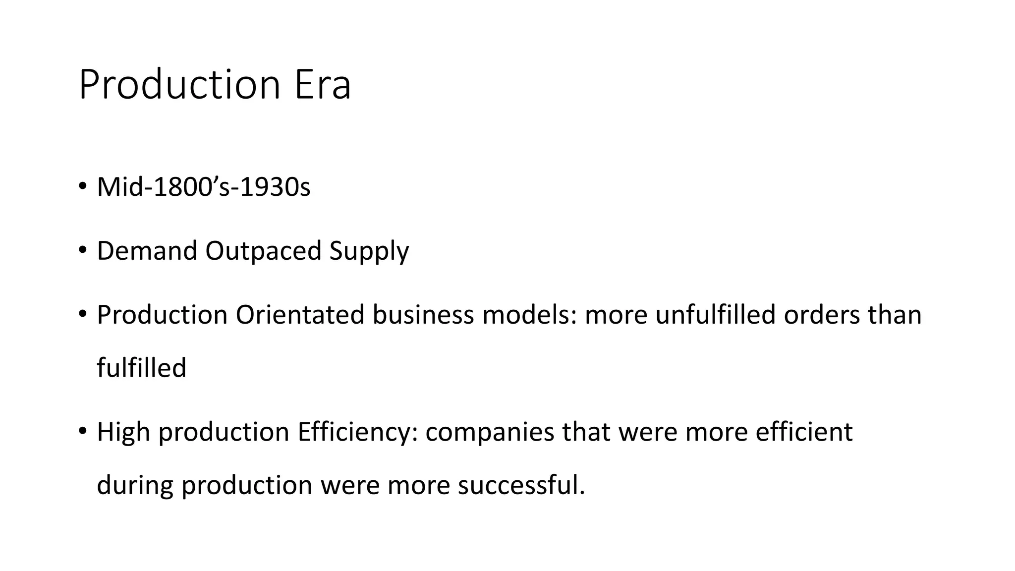 Evolution of marketing Eras | PPTX