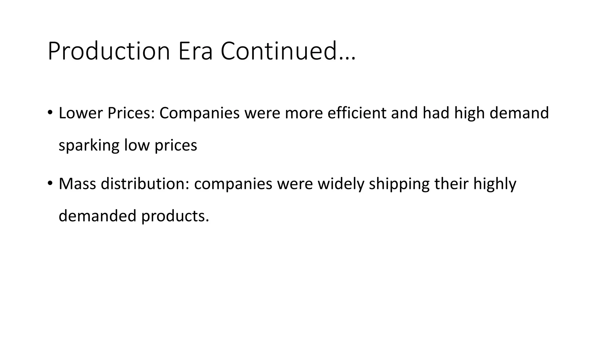 Evolution of marketing Eras | PPTX