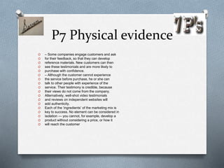 Marketing and seven p's mr Allah Dad Khan Visiting professor he ...