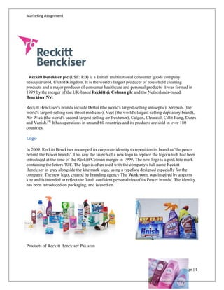 Marketing assignment | DOCX