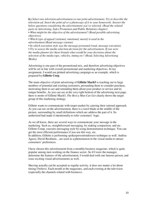 Marketing assignment for undergraduate students | PDF