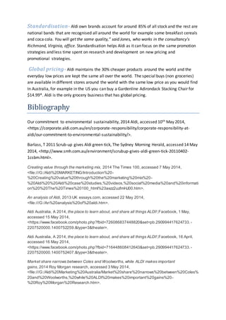 Aldi Marketing | DOCX