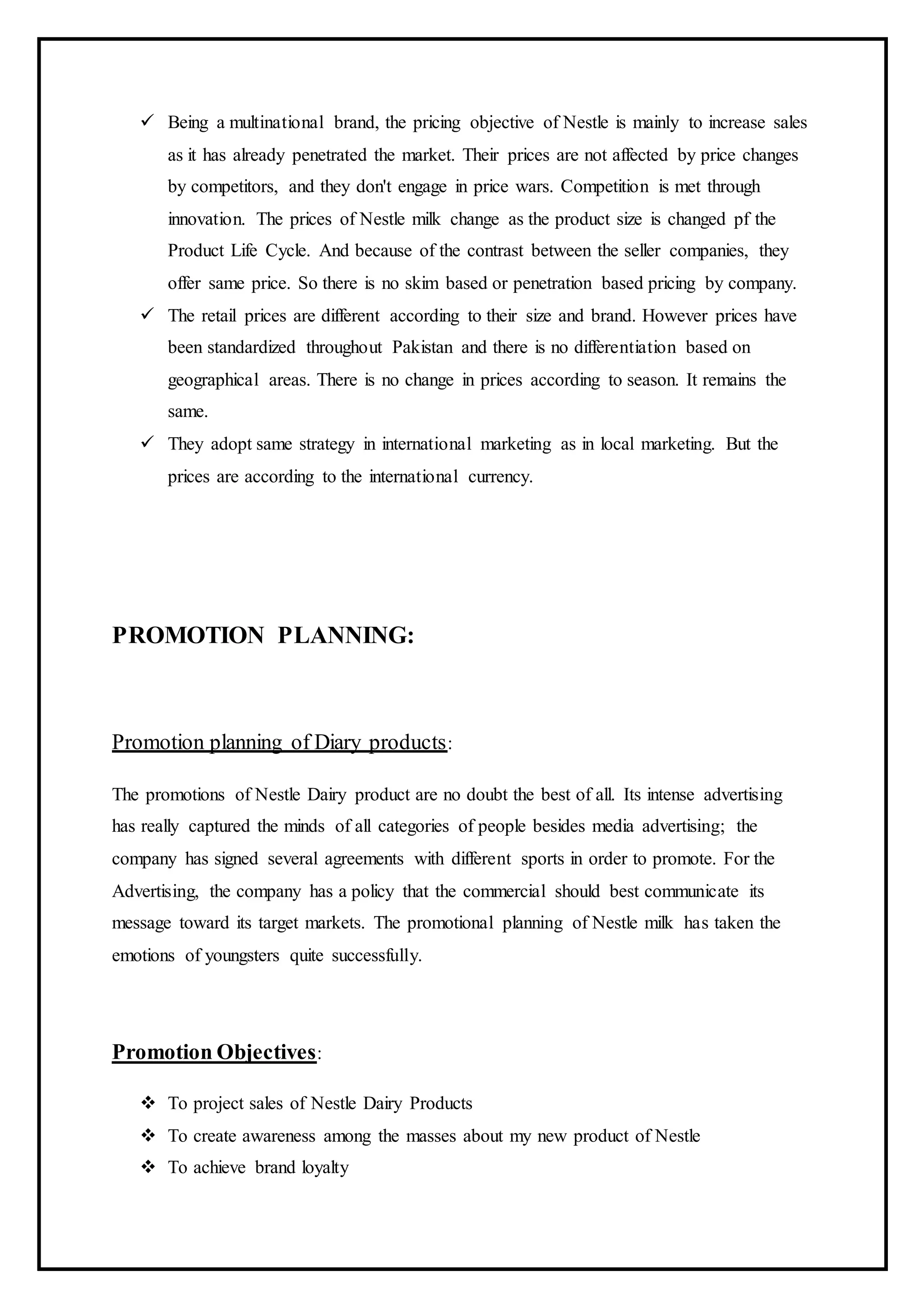 Marketing audit - nestle | DOCX
