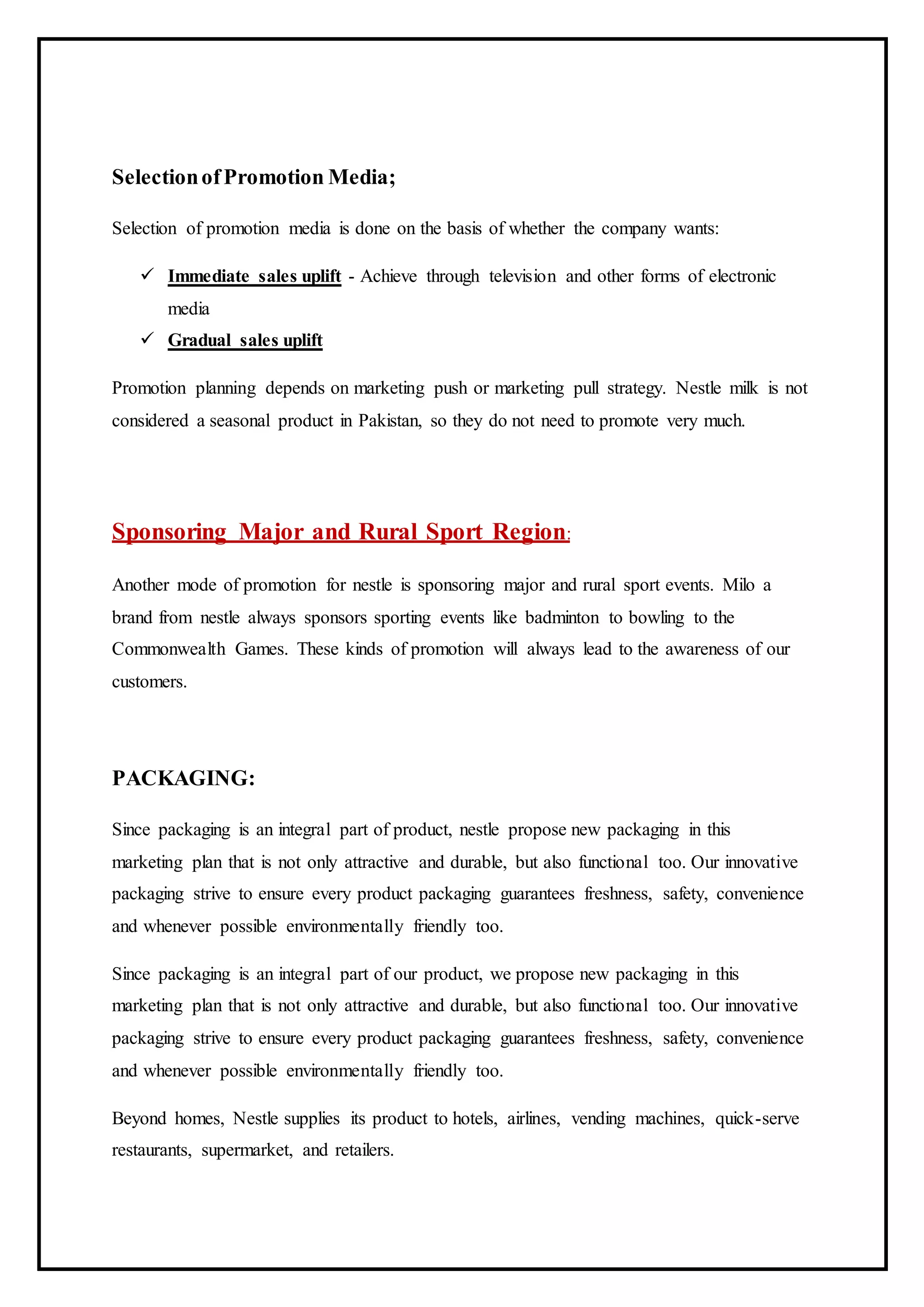 Marketing audit - nestle | DOCX