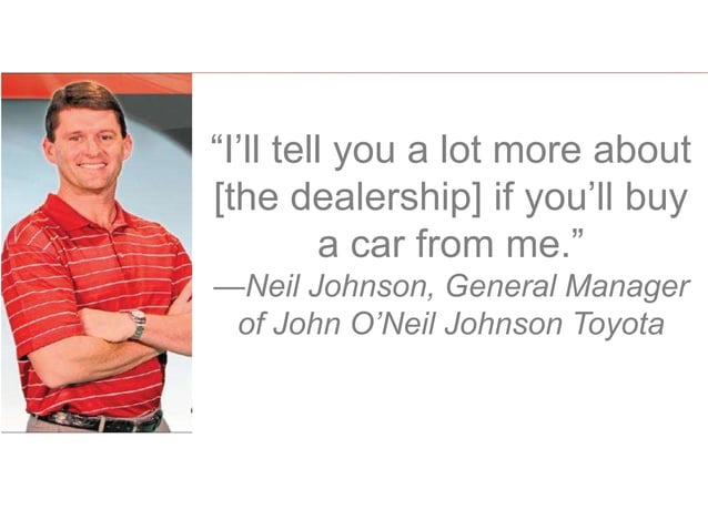 John O'Neil Johnson Toyota Marketing Audit | PPT