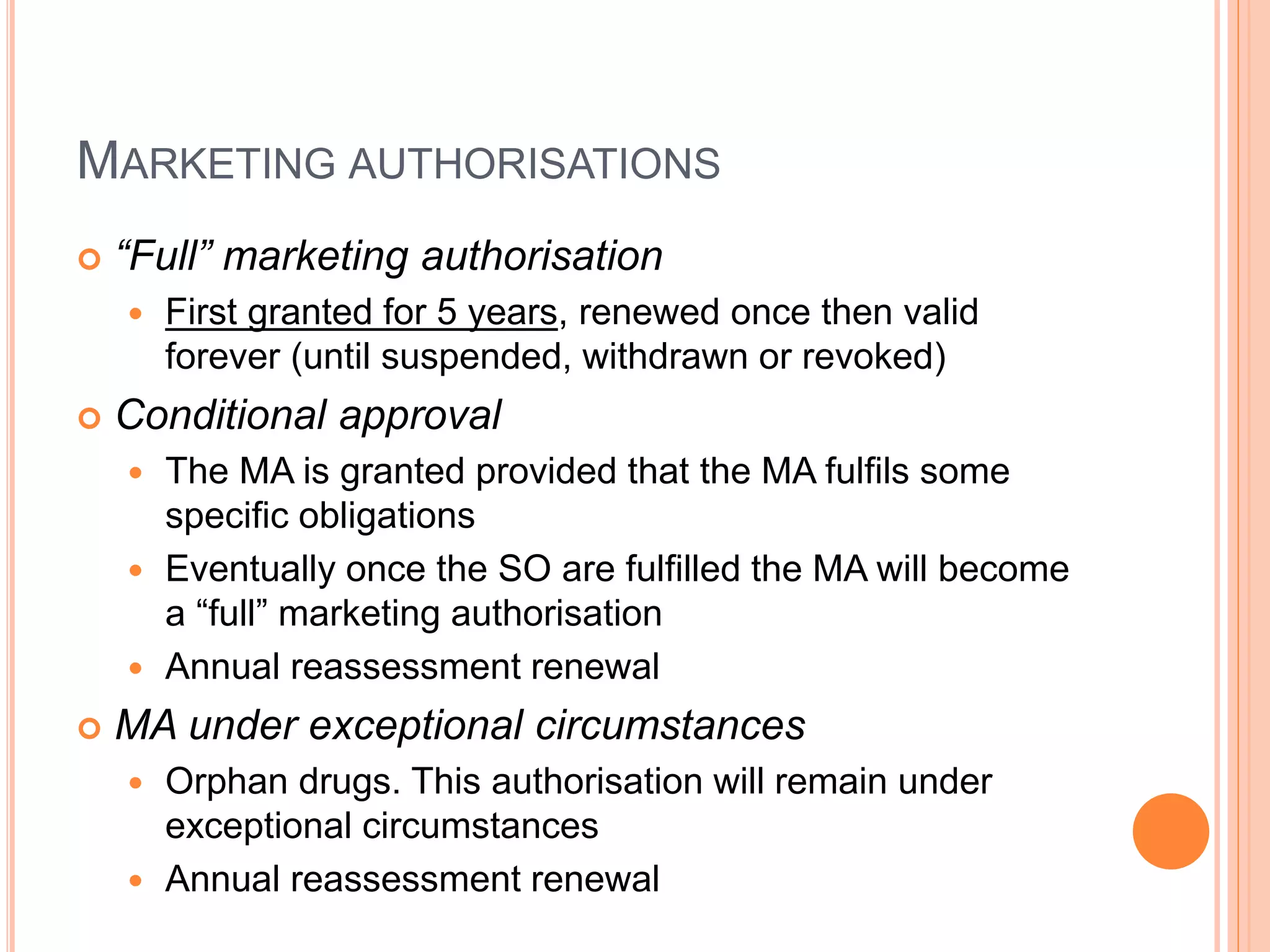 Marketing Authorisations in the EU: The Centralised Procedure | PDF | Pharmaceutical Industry ...