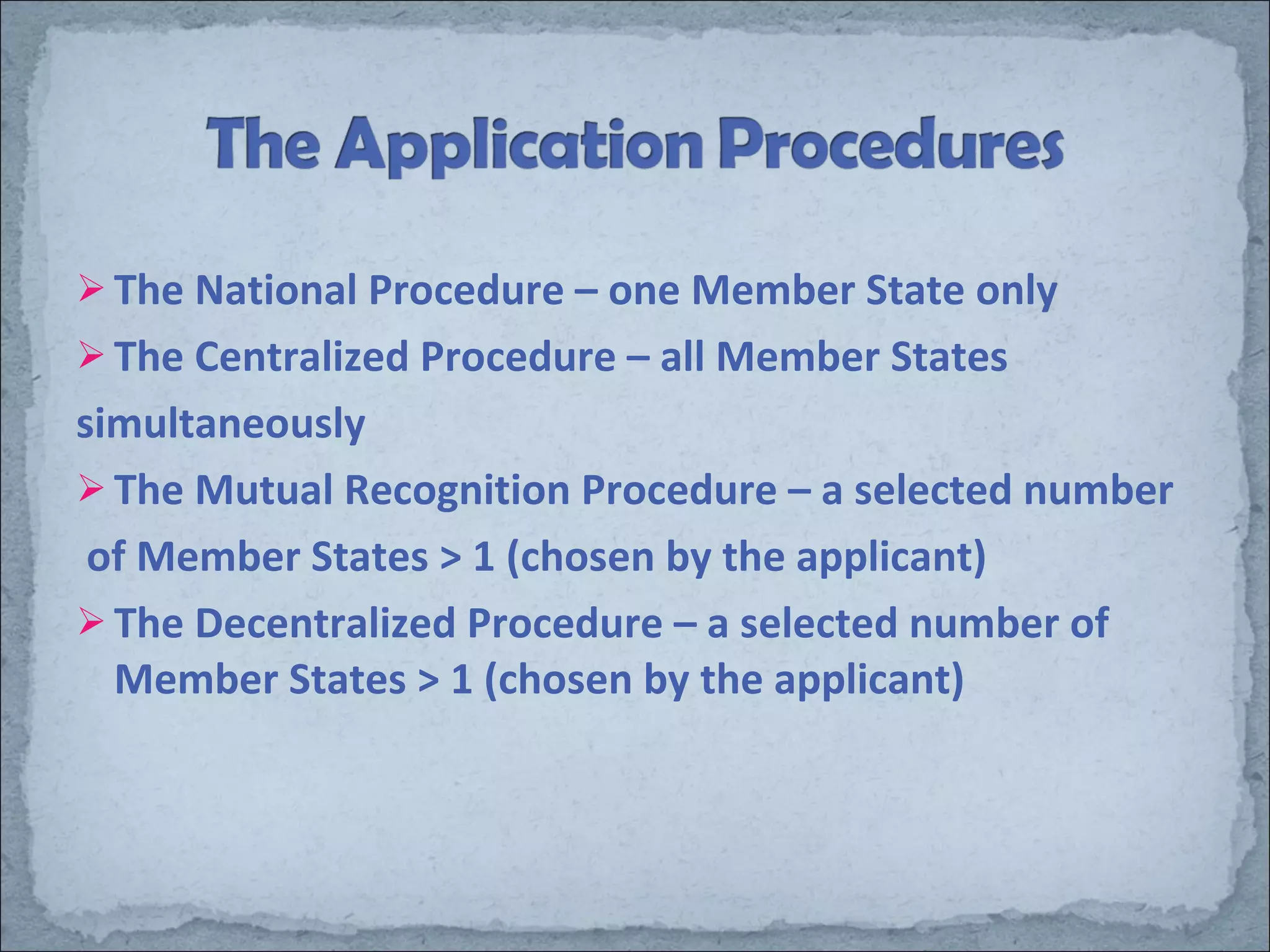 Marketing Authorization In The Eu | PPT