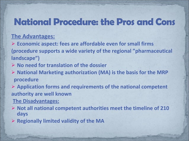 Marketing Authorization In The Eu | PPT